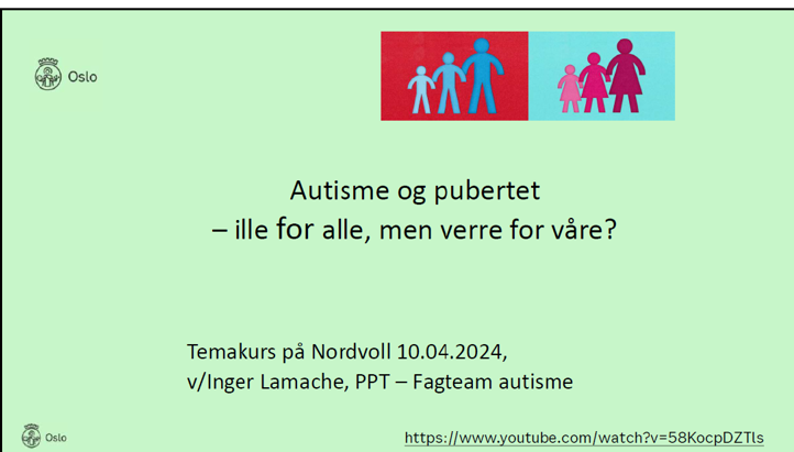 Kurs for lærerne om pubertet